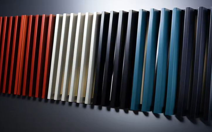 Aluminum Grille Square Tube Exterior Wall Decoration Aluminum Partition ...