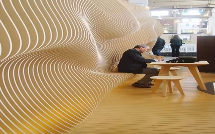 Aluminum Wave Suspended Ceiling Curve Grille Curved Aluminum Profile ...