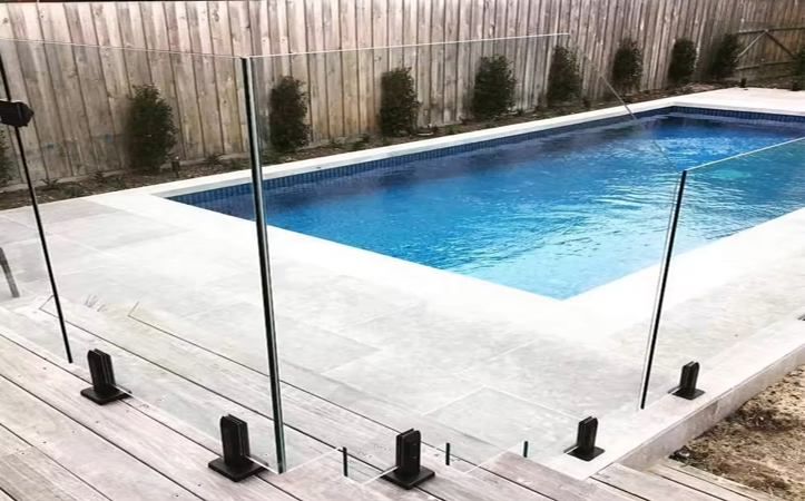 Stainless Steel Glass Railing Post Clamp Glass Spigots Clamp Pool Fence ...