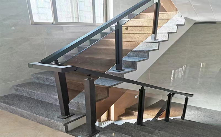 Stainless Steel Column Glass Staircase Handrail Stainless Steel Glass ...