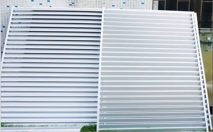Ventilation Metal Blade Louver Shutter Aluminum Exhaust Shutters Window ...