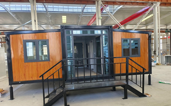 Double-wing Expandable Container House Folding Integrated House - FASEC ...