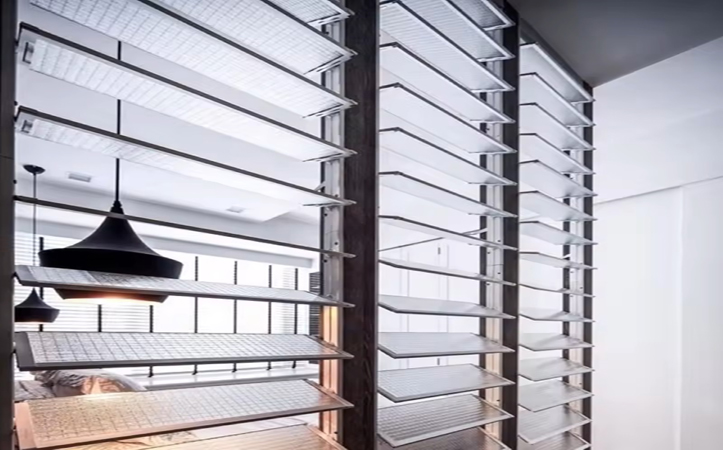Residential Window Louvers in Tempered Glass Window For Ventilation ...