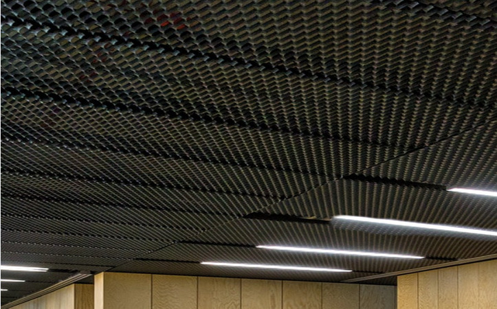 Contemporary Aluminum Expanded Metal Ceiling Tile For Homes Offices ...