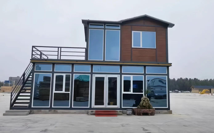 Luxury Two Storey Container Villa House Prefabricated Container Living ...