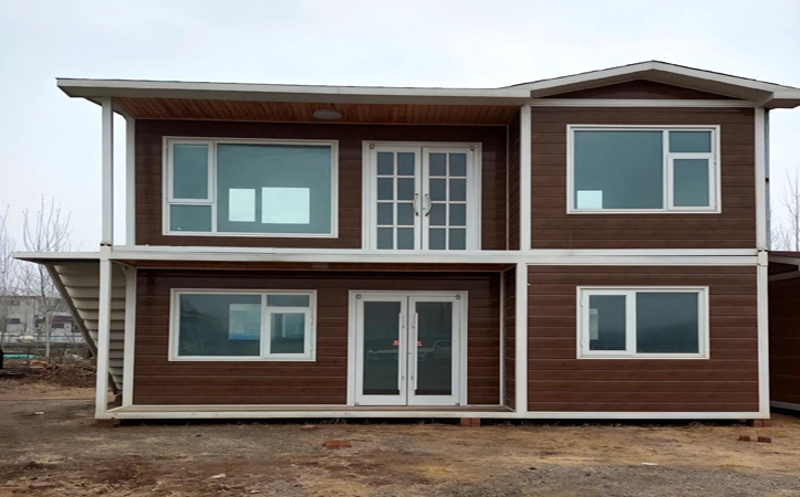 Luxury Two Storey Container Villa House Prefabricated Container Living ...