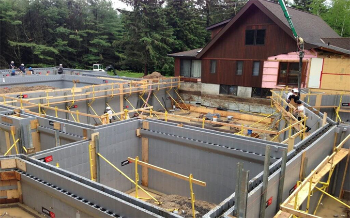 Molded House Wall Icf Foam Block Precast Concrete Formwork - FASEC ...