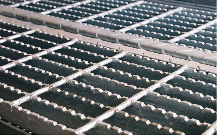 Prefabricated Galvanised Steel Deck Grating - FASECbuildings