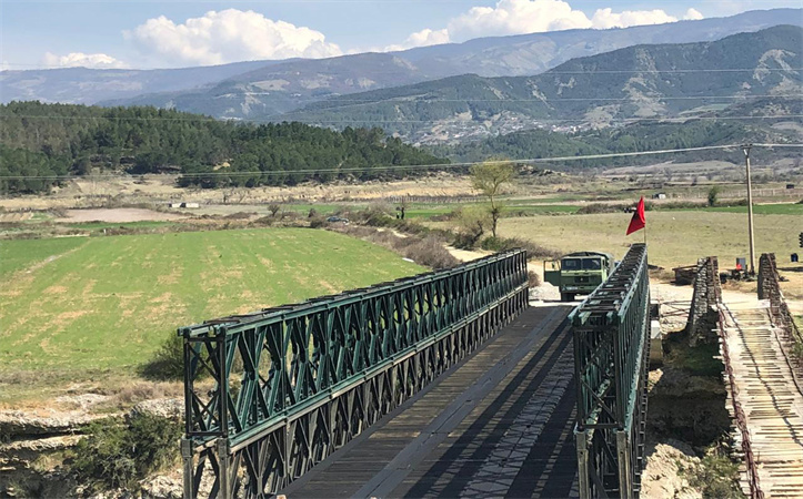 Truss Bailey Bridge Prefabricated Bailey Bridge Steel Bridge Assembly ...